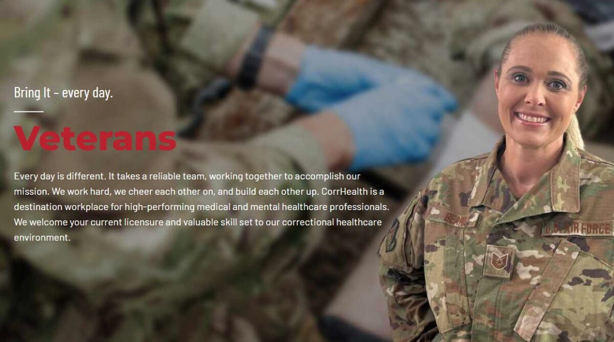 Veterans Welcome! - CorrHealth